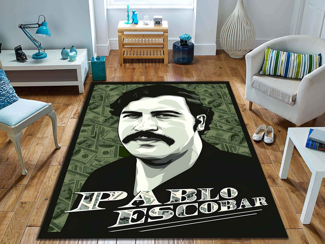 Pablo Escobar Rug: Mafia El Patron Dollar Design - Etsy