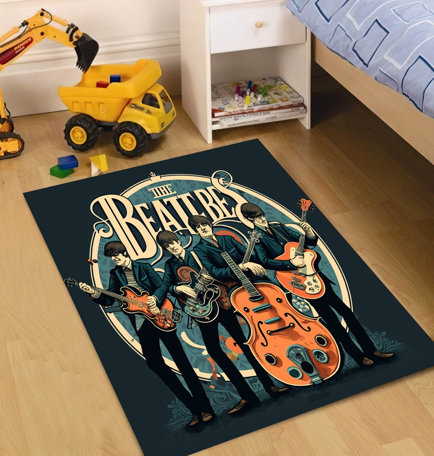The Beatles Rug Rock Band Rug cool Rug Area Floor Rug - Etsy