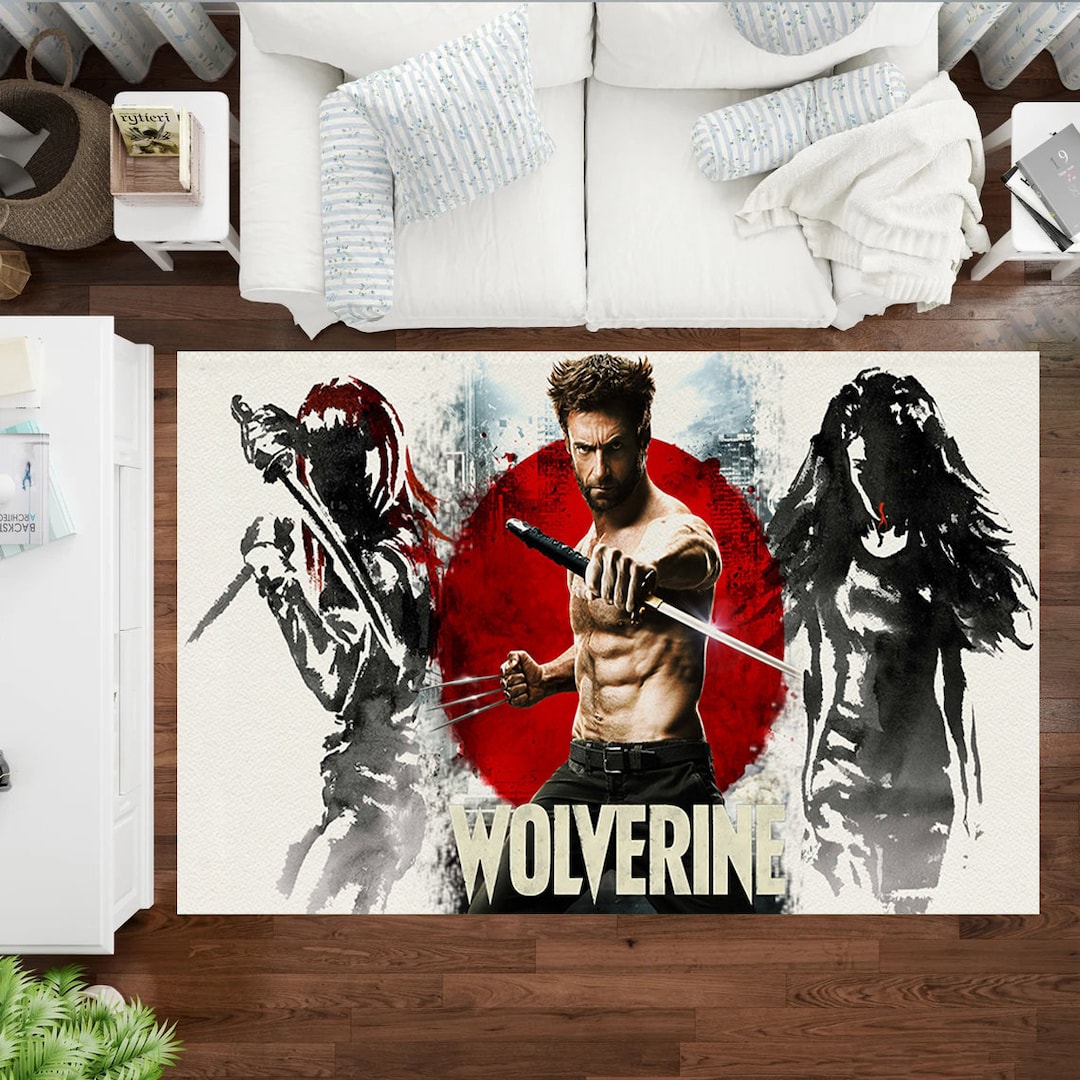 Wolverine Rug, X-men Rug, Comic Cover Rug, Boys Room Carpet, Kids Room ...