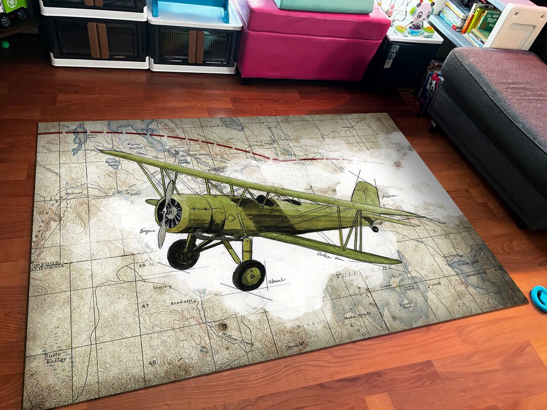 Airplane Rug, Warplane Rug, Travel Plane Rug, Aesthetic Airplane Rug ...