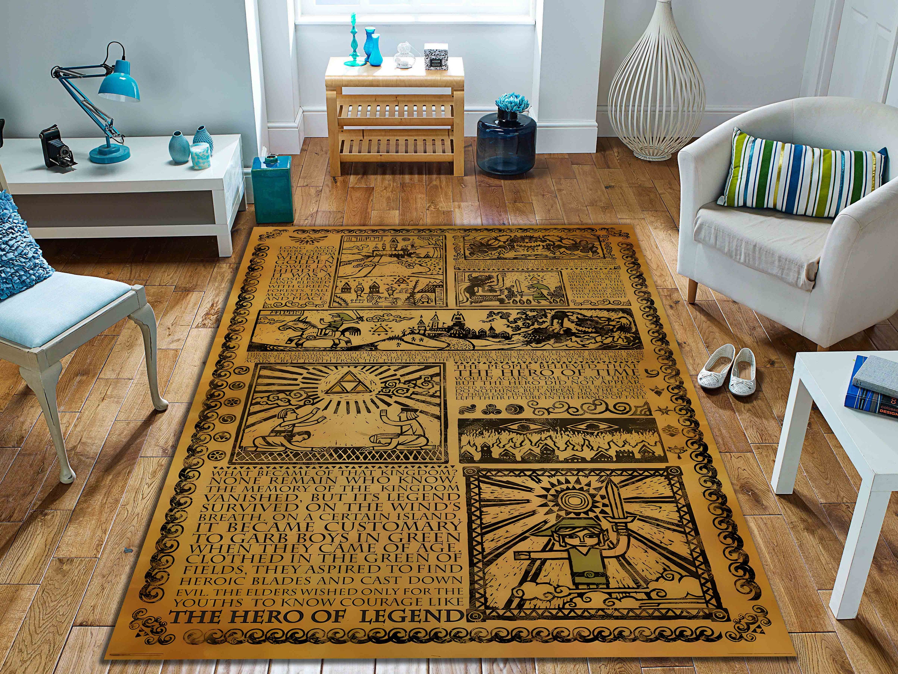 The Legend of Zelda Rug, Zelda Symbol Rug, Zelda Game Rug, Gaming Room ...