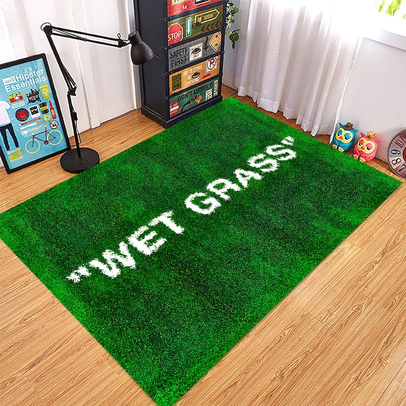 Wet Grass Rug - Etsy