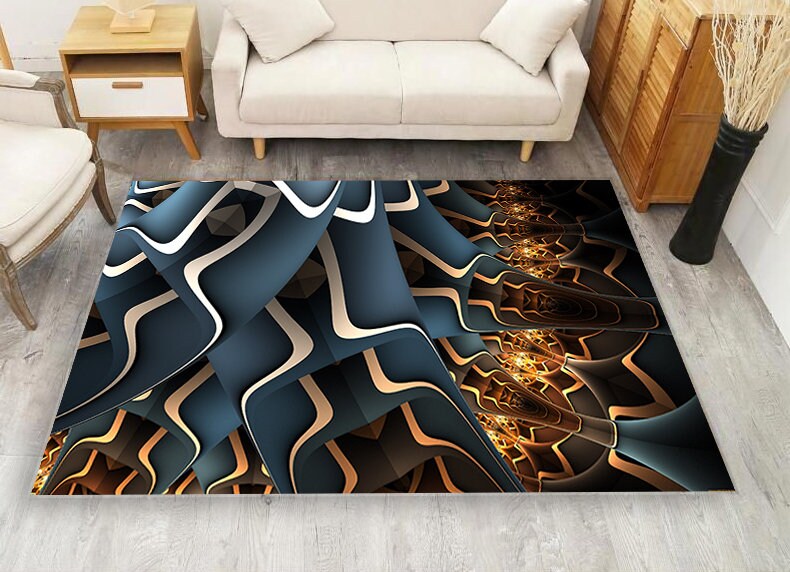 Vortex Rug , 3D Vortex Illusion, Rectangular Version Rug, Vortex ...