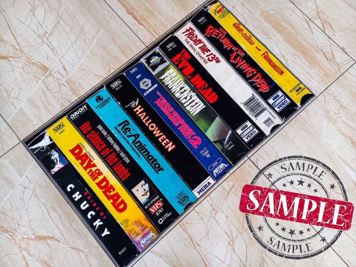 Vhs Case Rug-vhs Tapes Vhs Box-vhs Nostalgic-retro - Etsy Canada