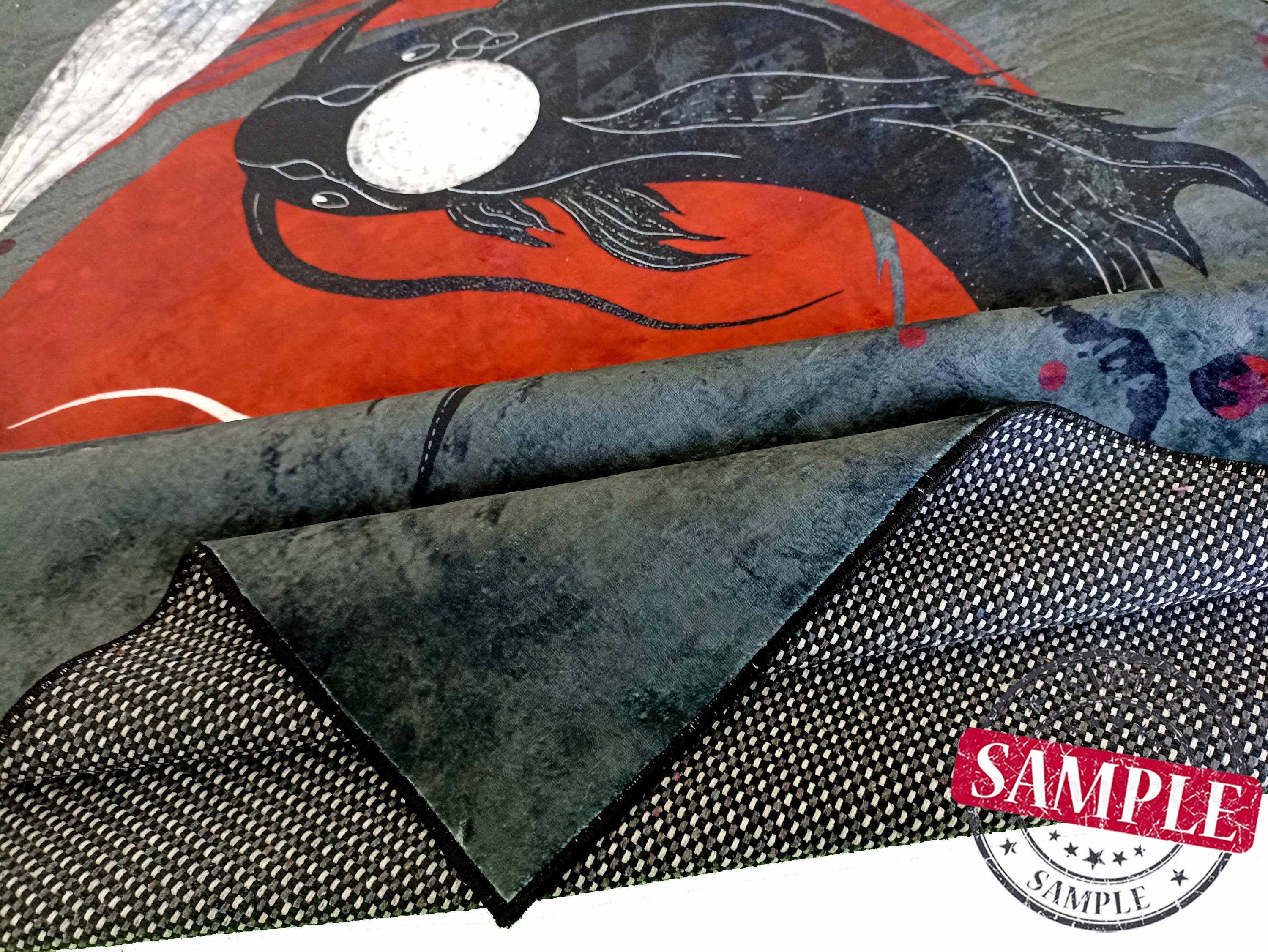 Gamer Rug, Neon Anime Rug, Cyber World Rug, Anime Girl, Popular Rug ...