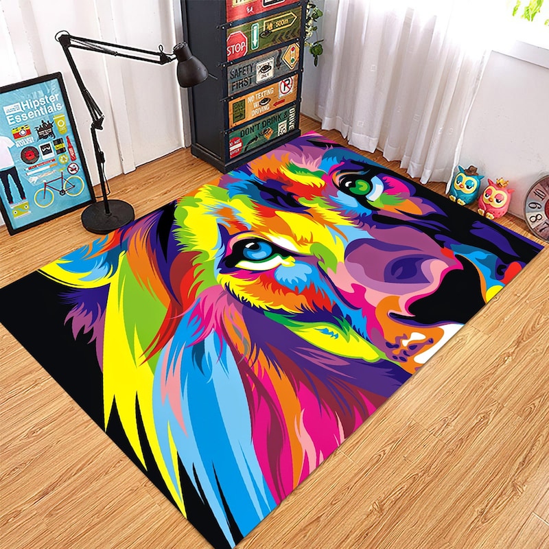 Lion Rug - Etsy