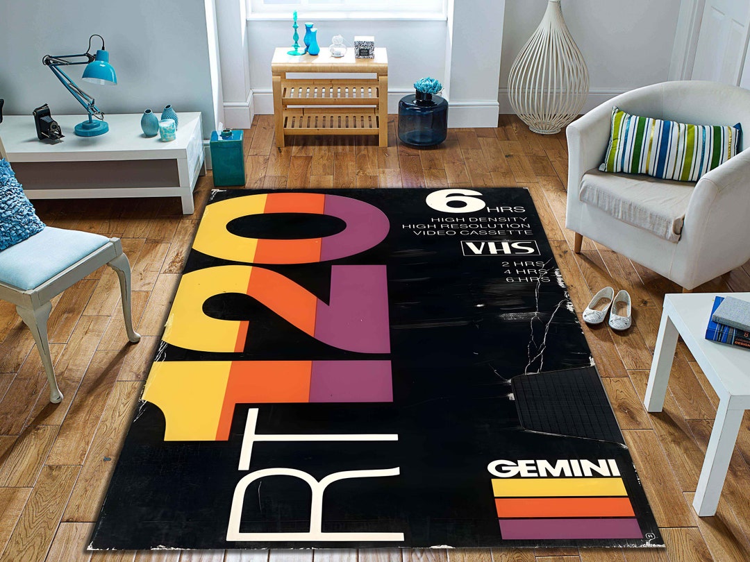 Vhs Case Rug-vhs Tapes, Vhs Box-vhs Nostalgic-retro Art-classic ...
