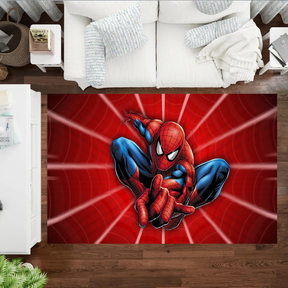 Spiderman, Spiderman Rug, Spider Man Rug, Kids Room Rug, Gift for Him ...
