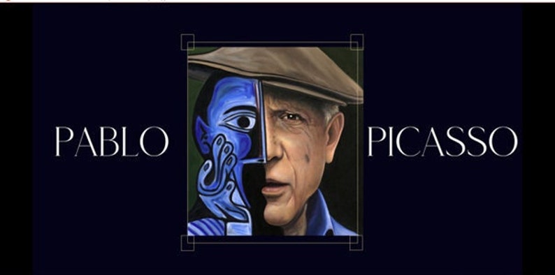 Pablo Picasso Animated Powerpoint Presentation Template - Etsy
