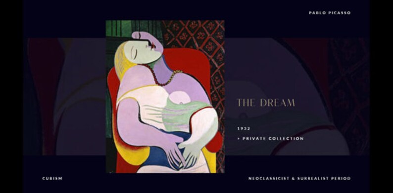 Pablo Picasso Animated Powerpoint Presentation Template - Etsy