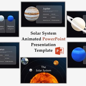 Solar System 3D Animated Powerpoint Presentation Template | Digital ...