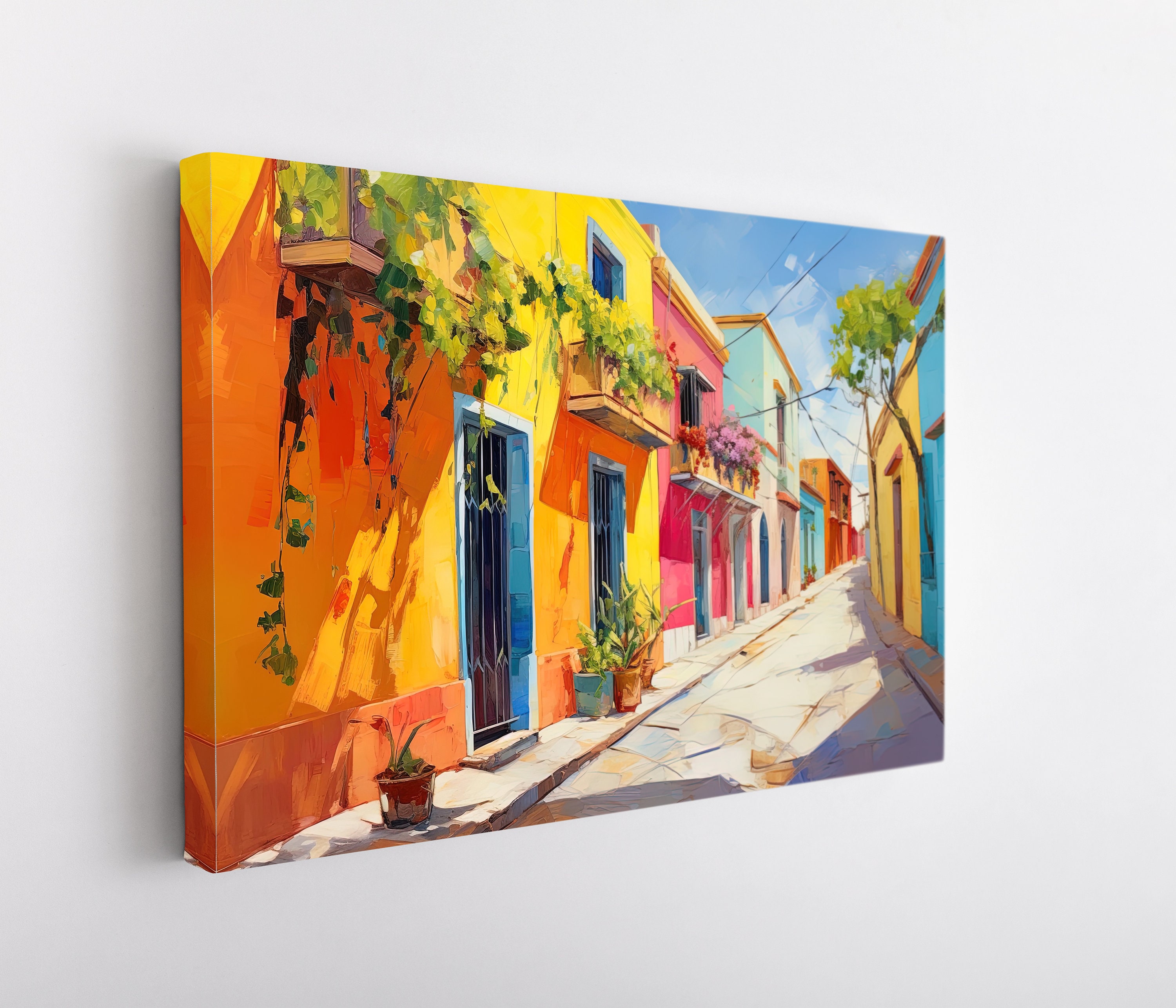 Oaxaca Wall Art Large Canvas Print Oaxaca Poster Oaxaca - Etsy