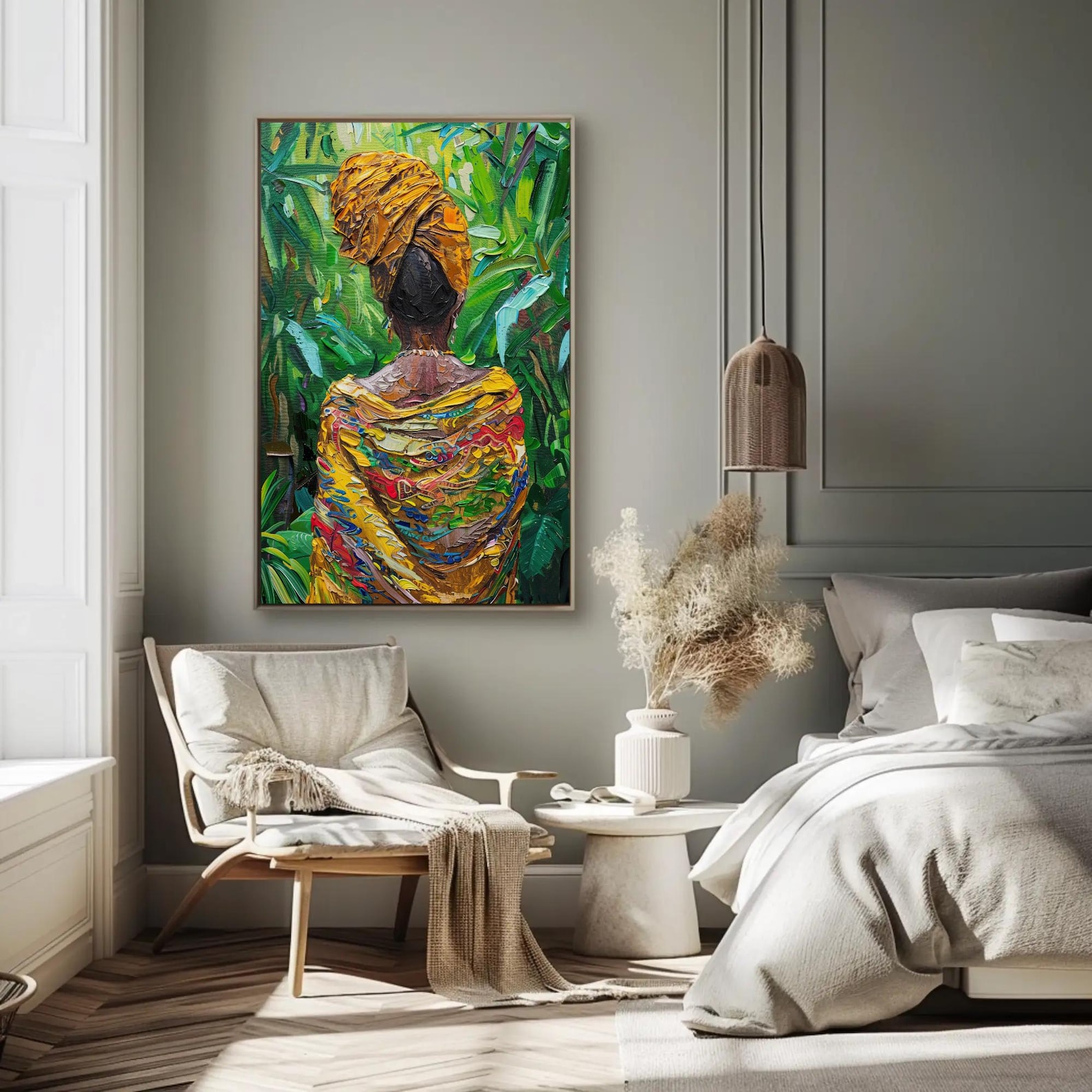 Textured Caribbean Woman Portrait – Afro-caribbean Canvas Print - Etsy