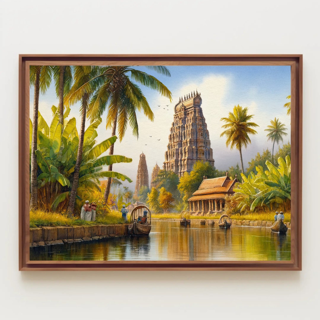 Essence of South India, South Indian Painting, South India Wall Art ...