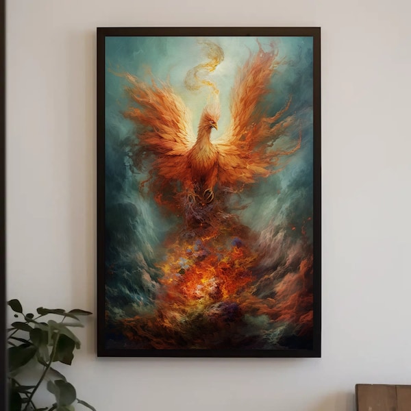 Phoenix Rising Art - Etsy