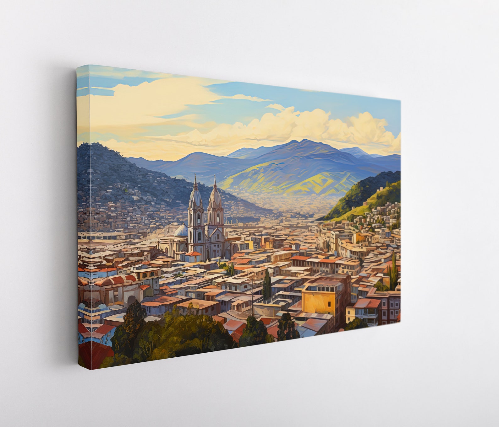 Quito Art Print Ecuador Art Ecuadorian Canvas Prints - Etsy