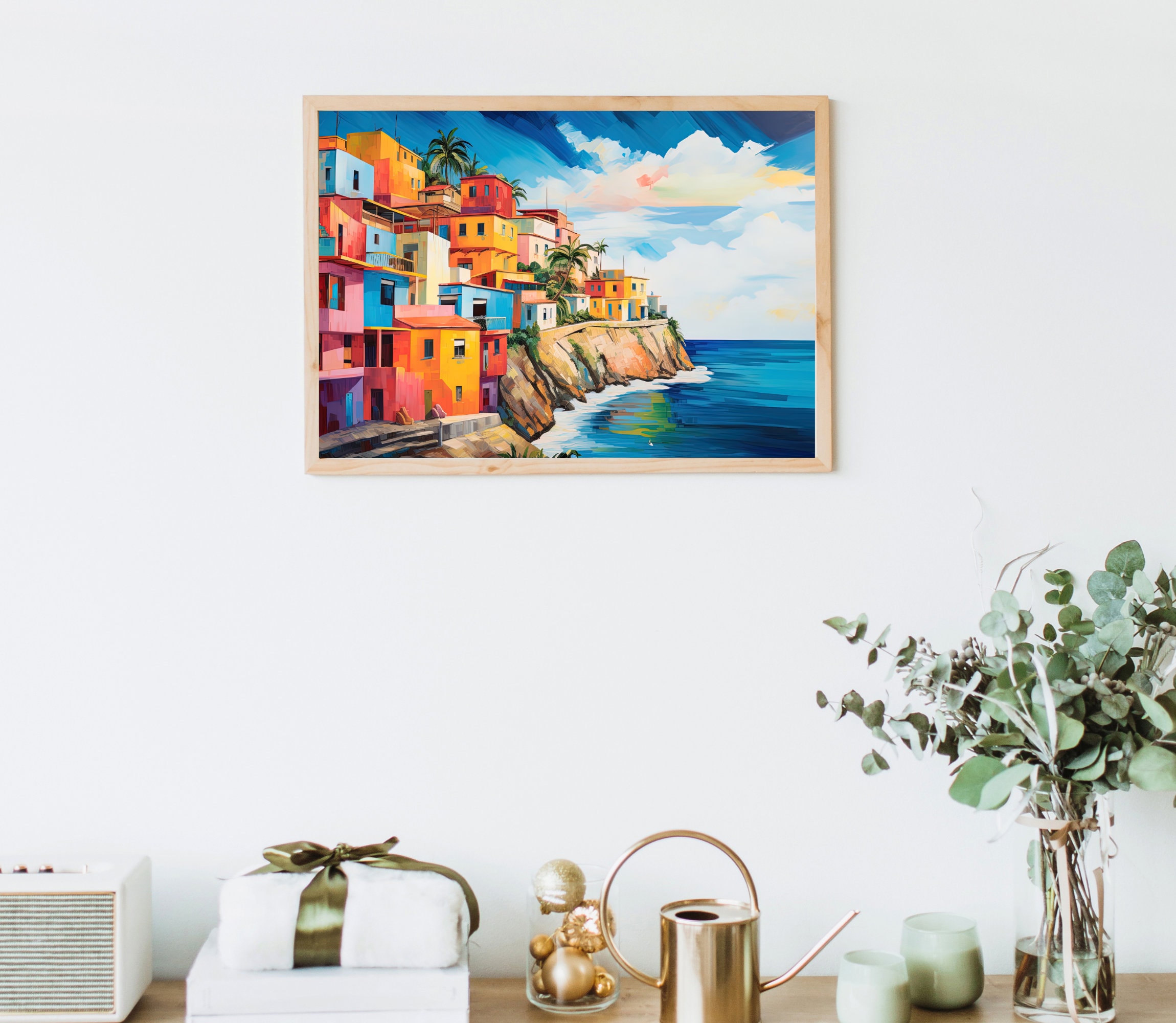 Puerto Rico Wall Art Large Canvas Print San Juan Poster San - Etsy