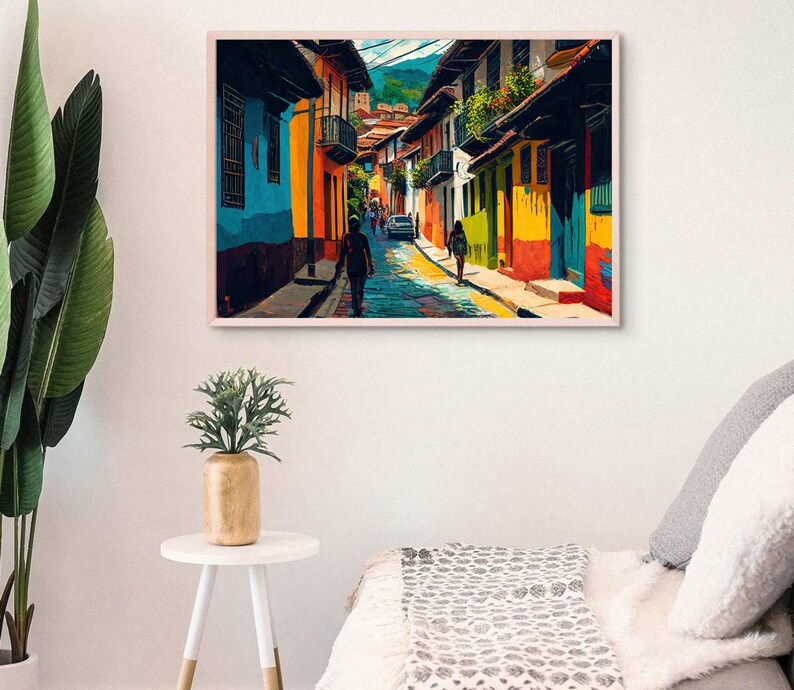 Colombia Art Print | Santander Colombia Canvas Art | Colombian Travel ...