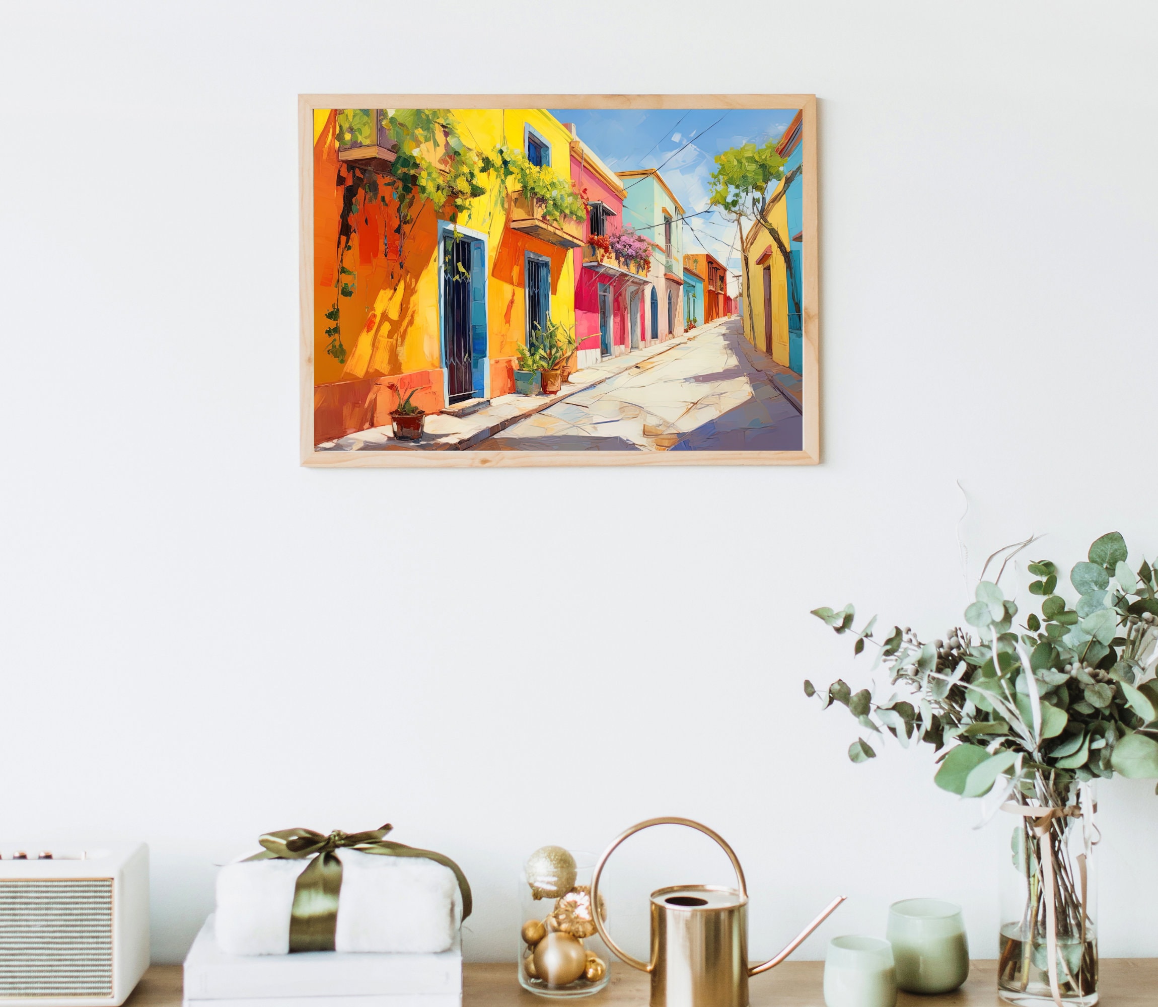 Oaxaca Wall Art Large Canvas Print Oaxaca Poster Oaxaca - Etsy