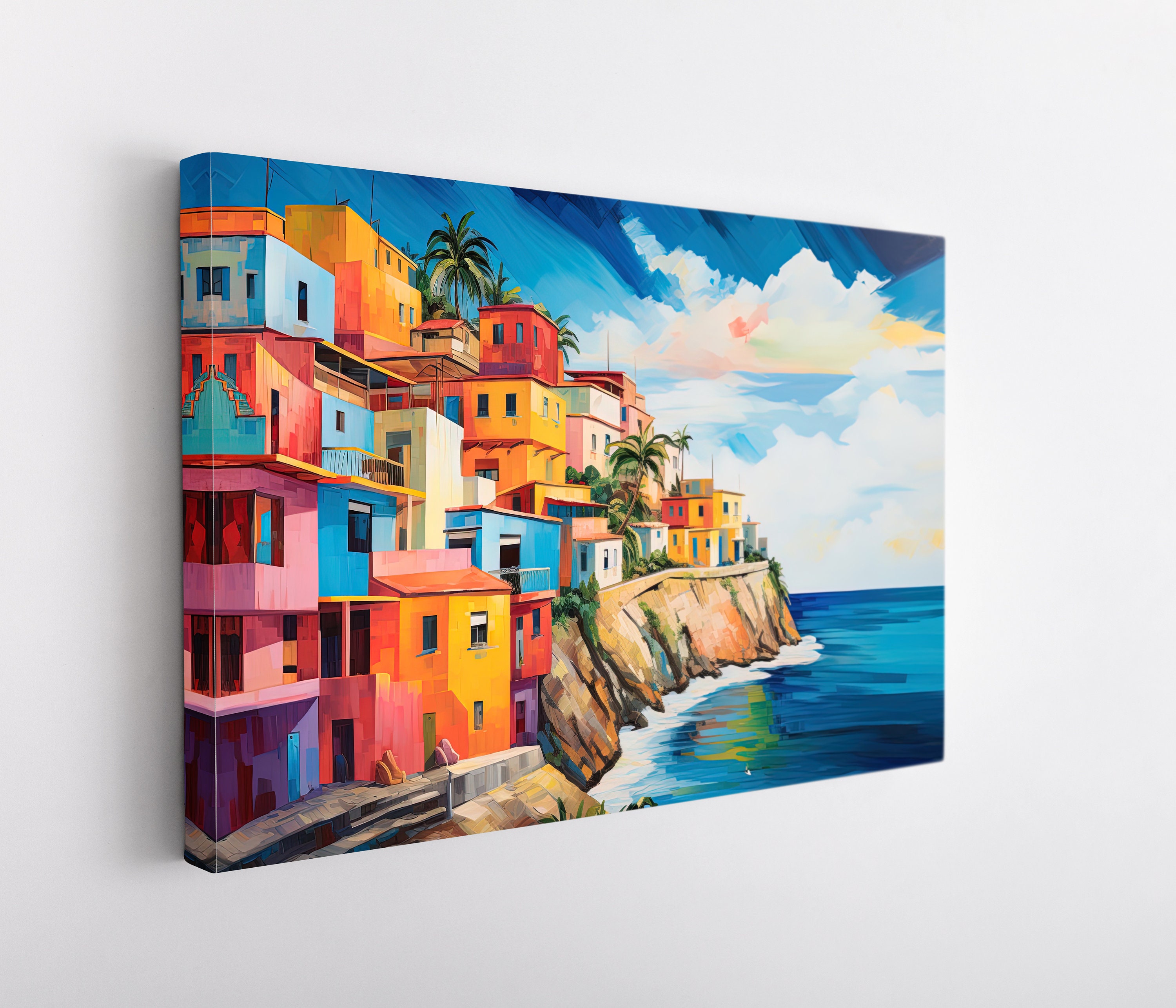 Puerto Rico Wall Art Large Canvas Print San Juan Poster San - Etsy