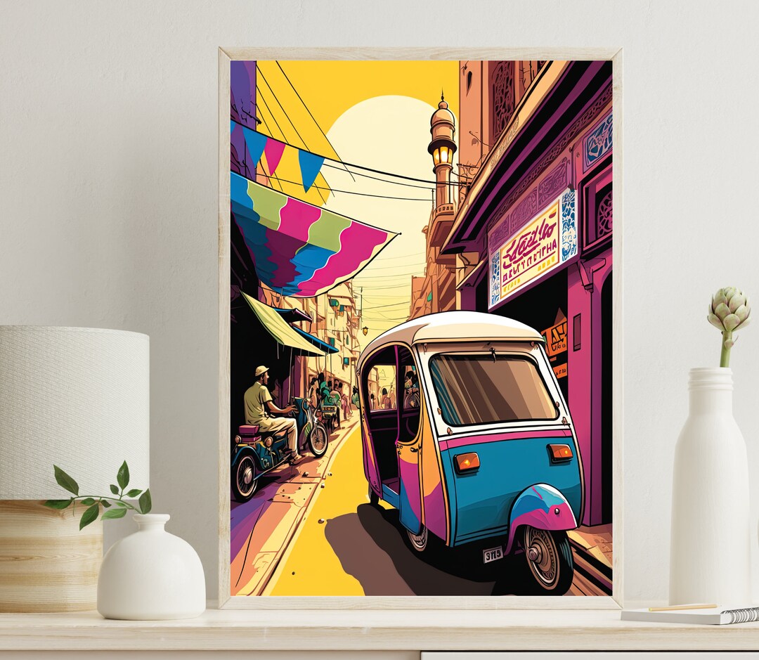 Pakistani Painting Pakistan Home Decor Desi Art Lahore - Etsy