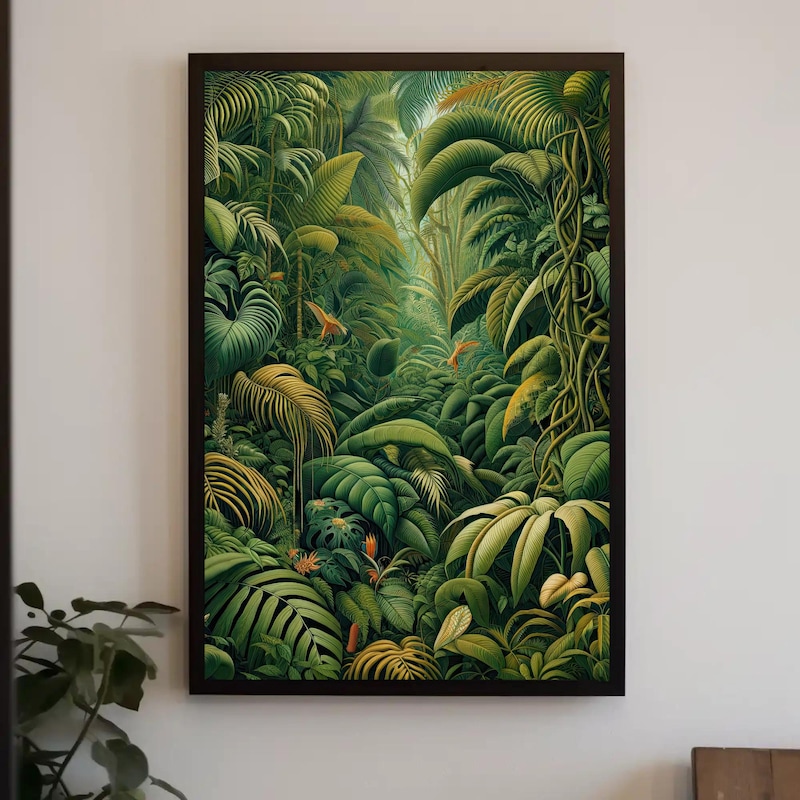 Jungle Botanical Prints - Etsy