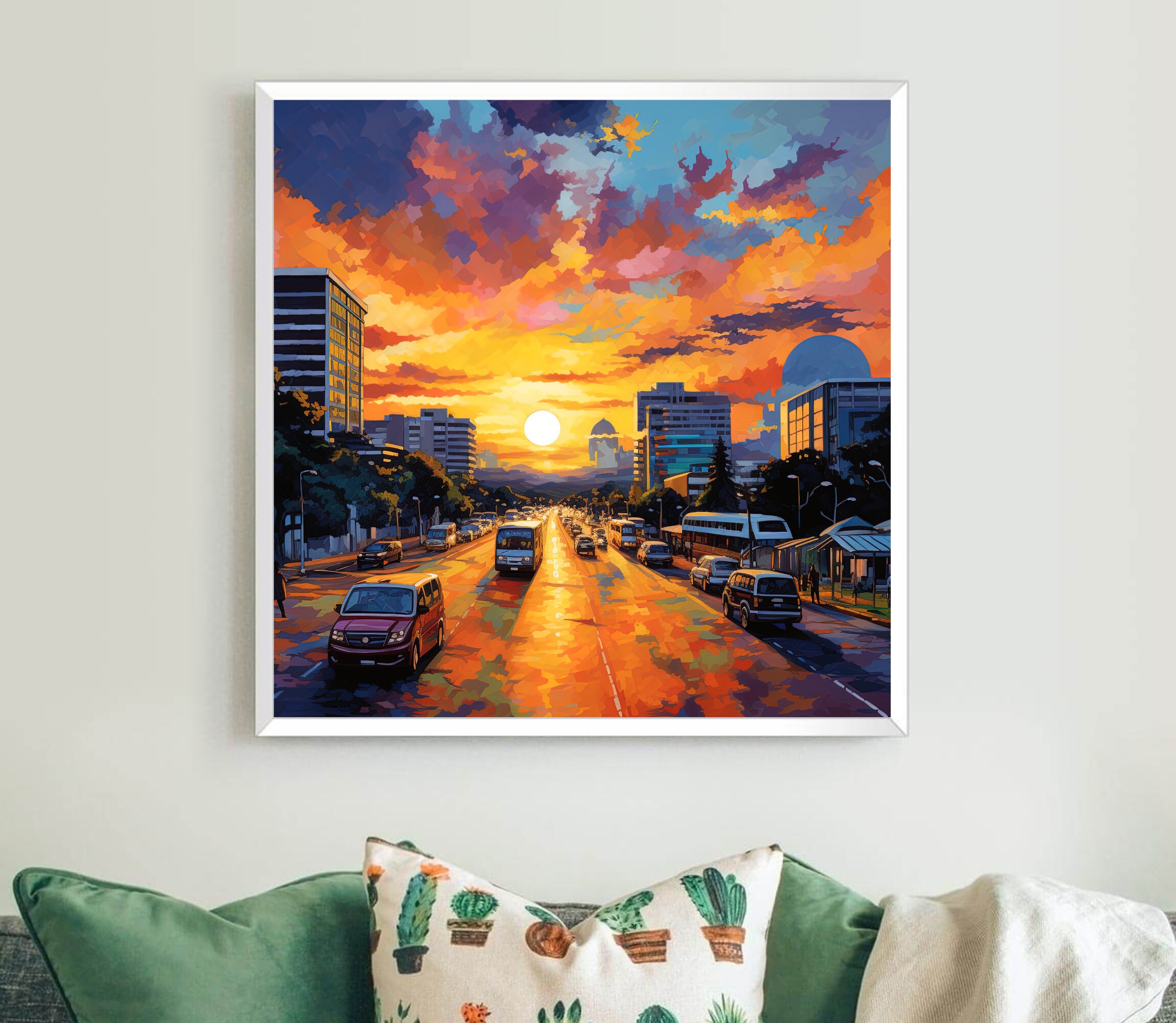 Nigerian Street Art Abuja Art Print Nigeria Wall Decor - Etsy Canada