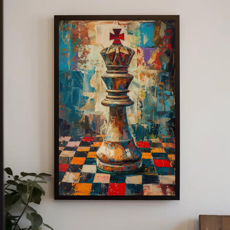 Checkmate Painting - Etsy