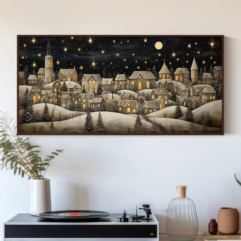 Christmas Canvas Art - Etsy