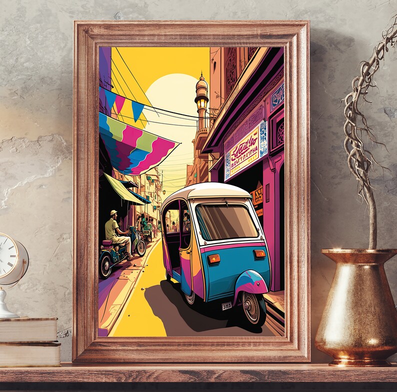 Pakistani Painting Pakistan Home Decor Desi Art Lahore - Etsy