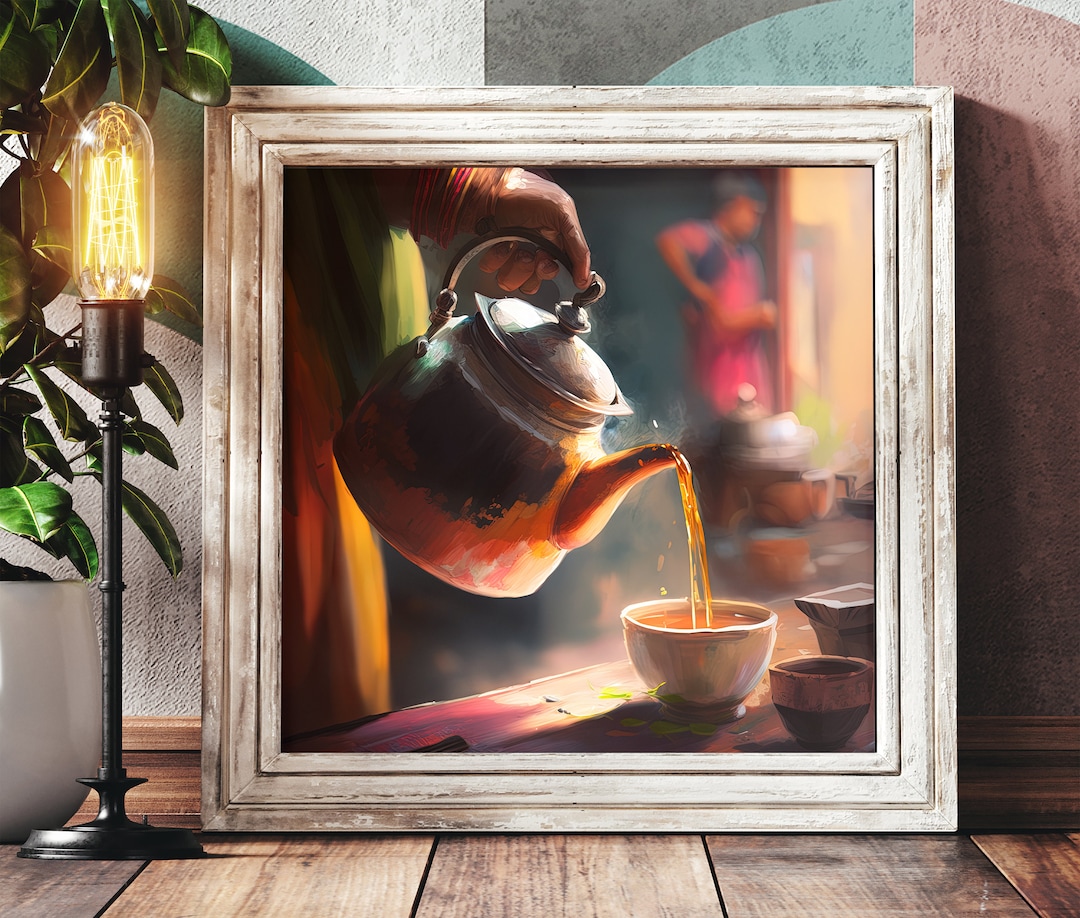 Chai Tea Art Print, Kitchen Cafe Beverage Poster - Etsy UK