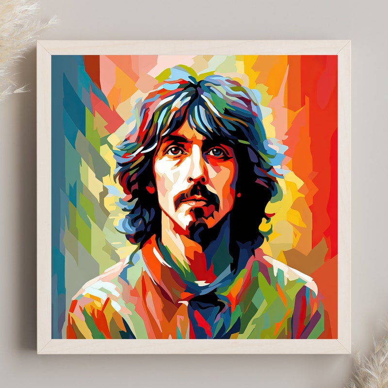 George Harrison Art - Etsy