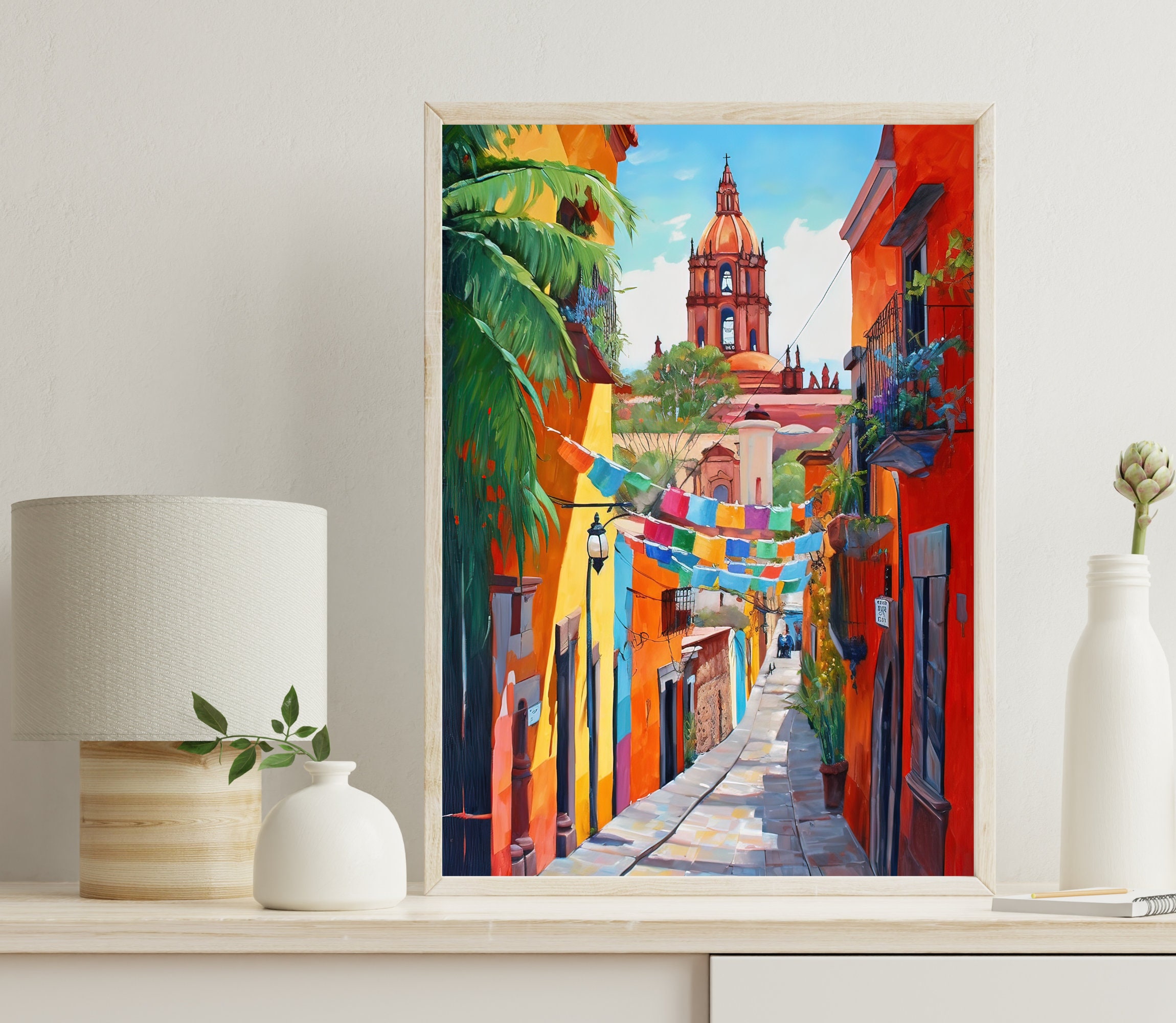 Mexican Wall Art, Art Mexicano Poster, Mexico Home Decor, Original ...