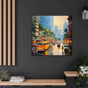 Mumbai Art Painting | Mumbai Framed Poster | Mumbai Wall Art | Mumbai ...