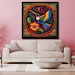 Mexican Art Hummingbird Print Huichol Art Mexican Wall Art - Etsy