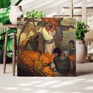 La Ofrenda by Saturnino Herrán - Mexican Home Decor - Mexican Wall Art ...