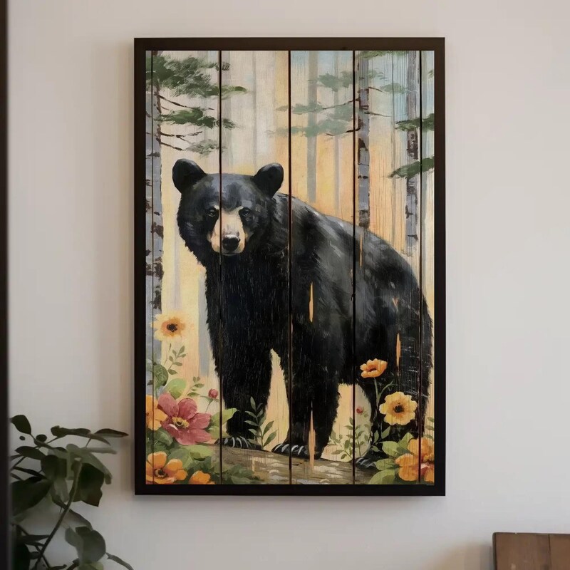 Black Bear Art - Etsy