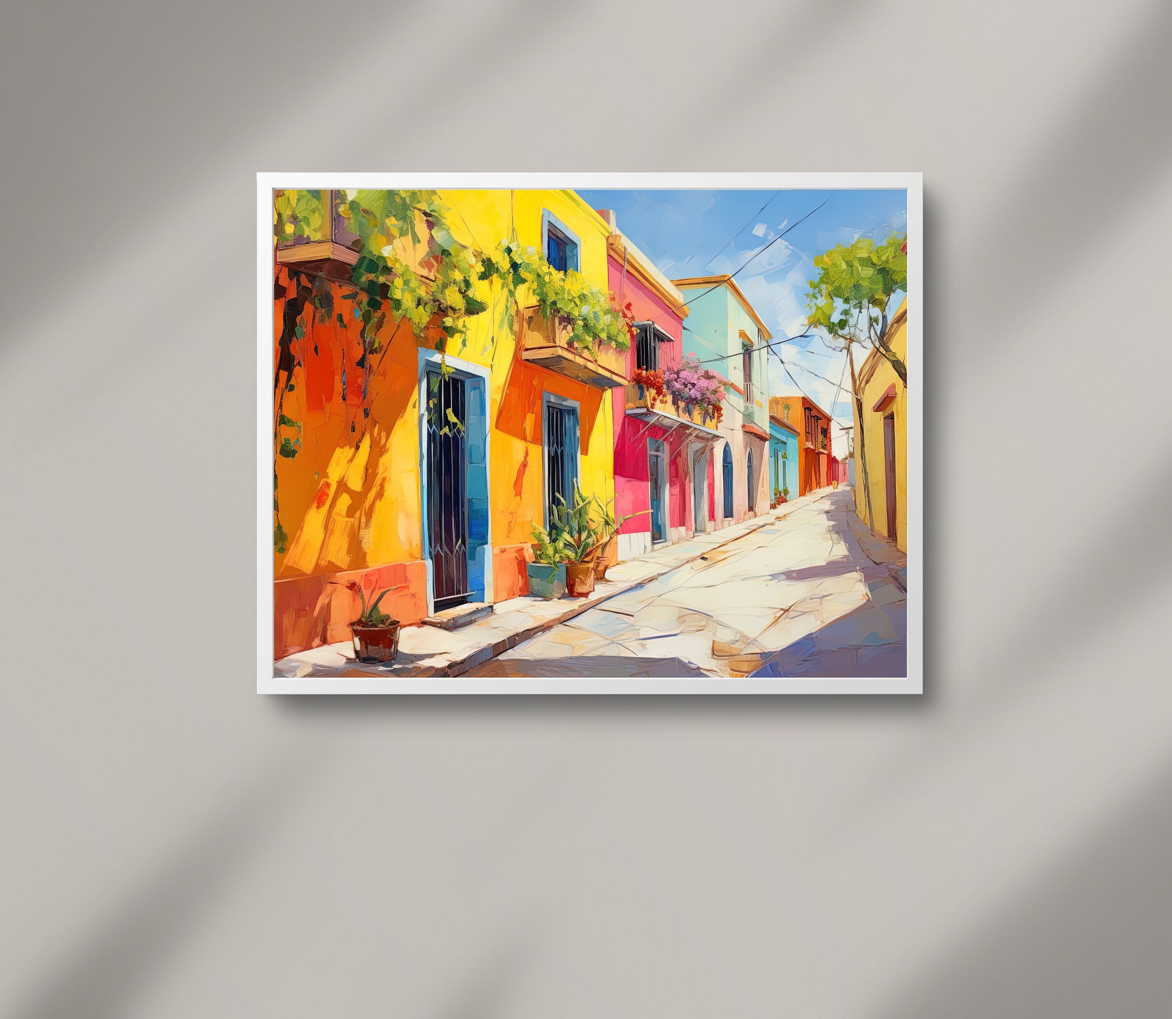 Oaxaca Wall Art Large Canvas Print Oaxaca Poster Oaxaca - Etsy