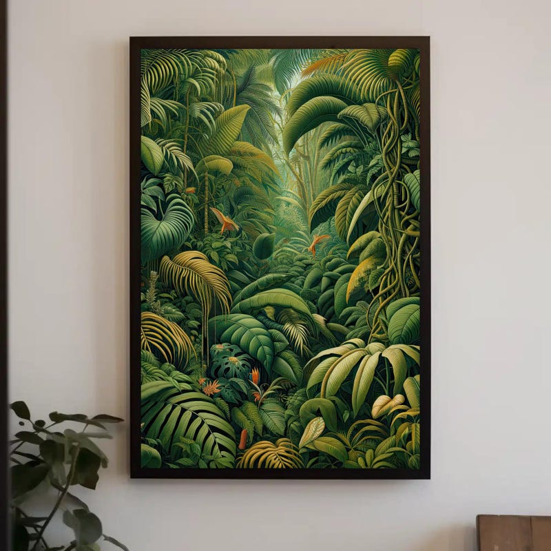 Rousseau Jungle Frame - Etsy