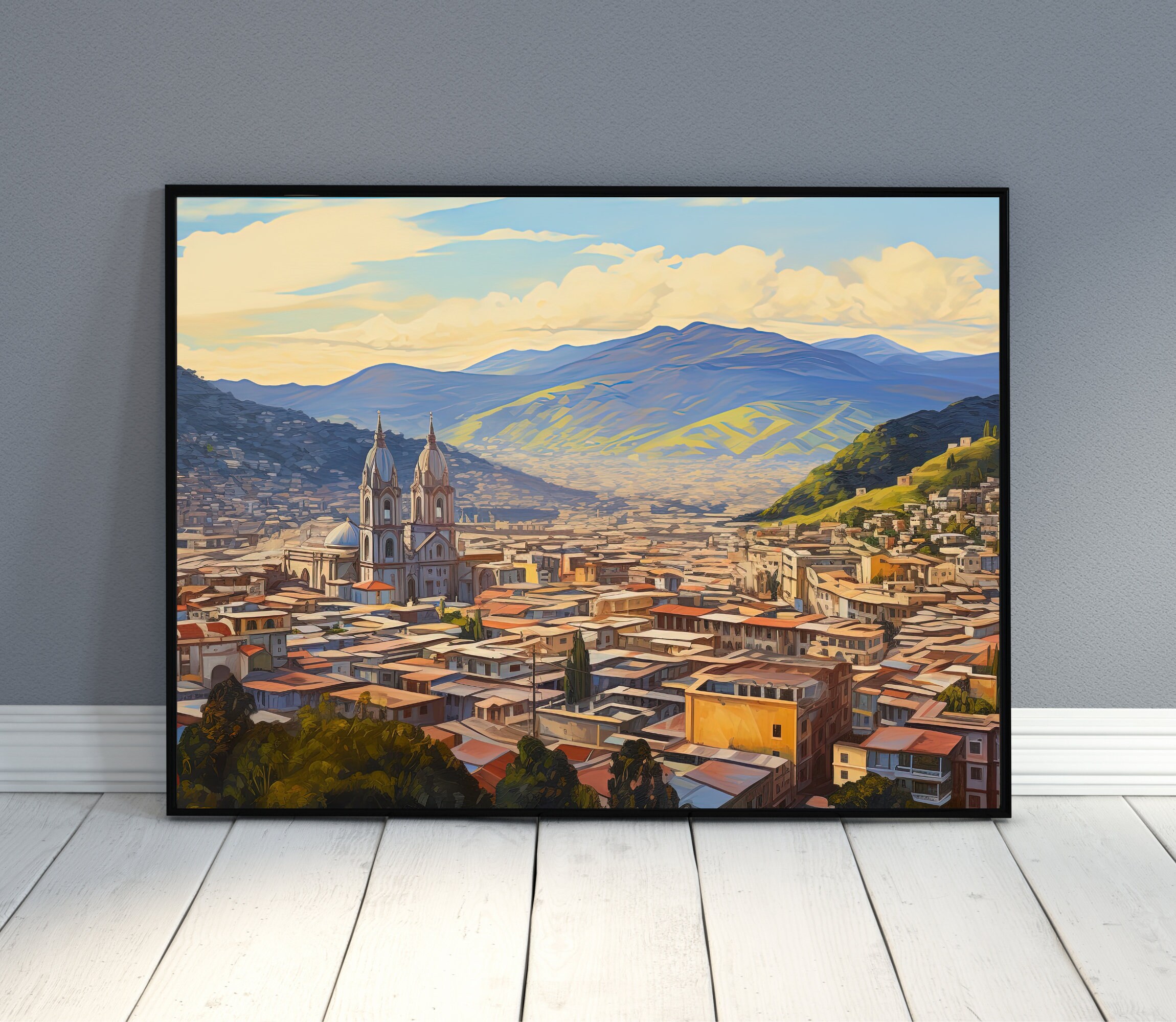 Quito Art Print Ecuador Art Ecuadorian Canvas Prints - Etsy