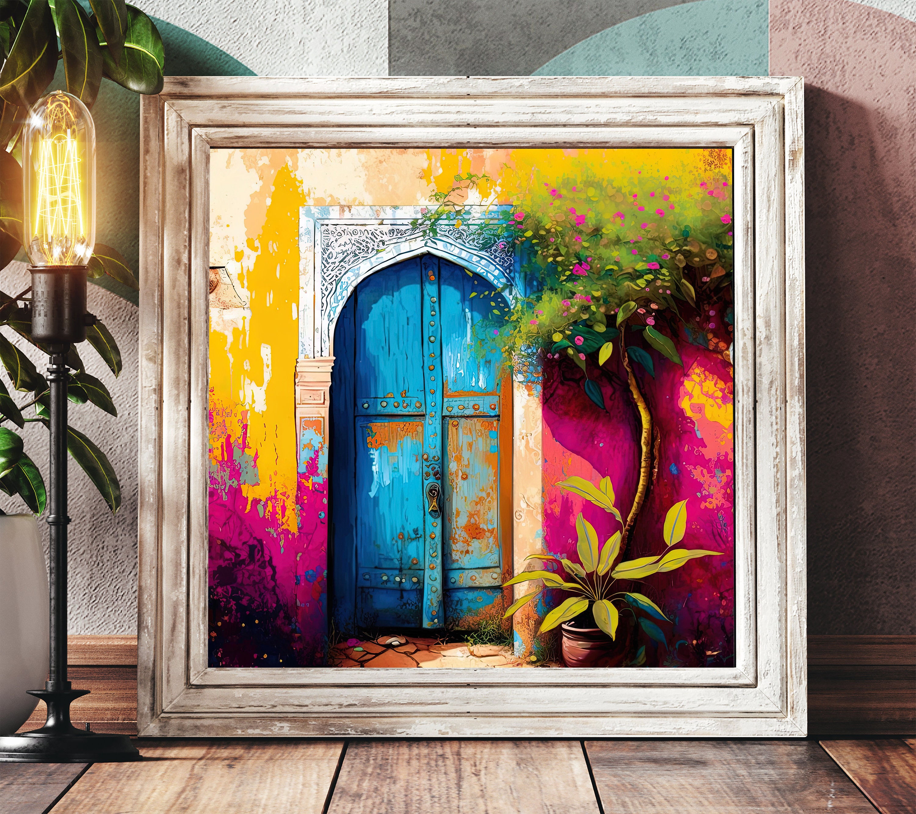 Moroccan Painting Morocco Art Moroccan Art Print Modern - Etsy Canada