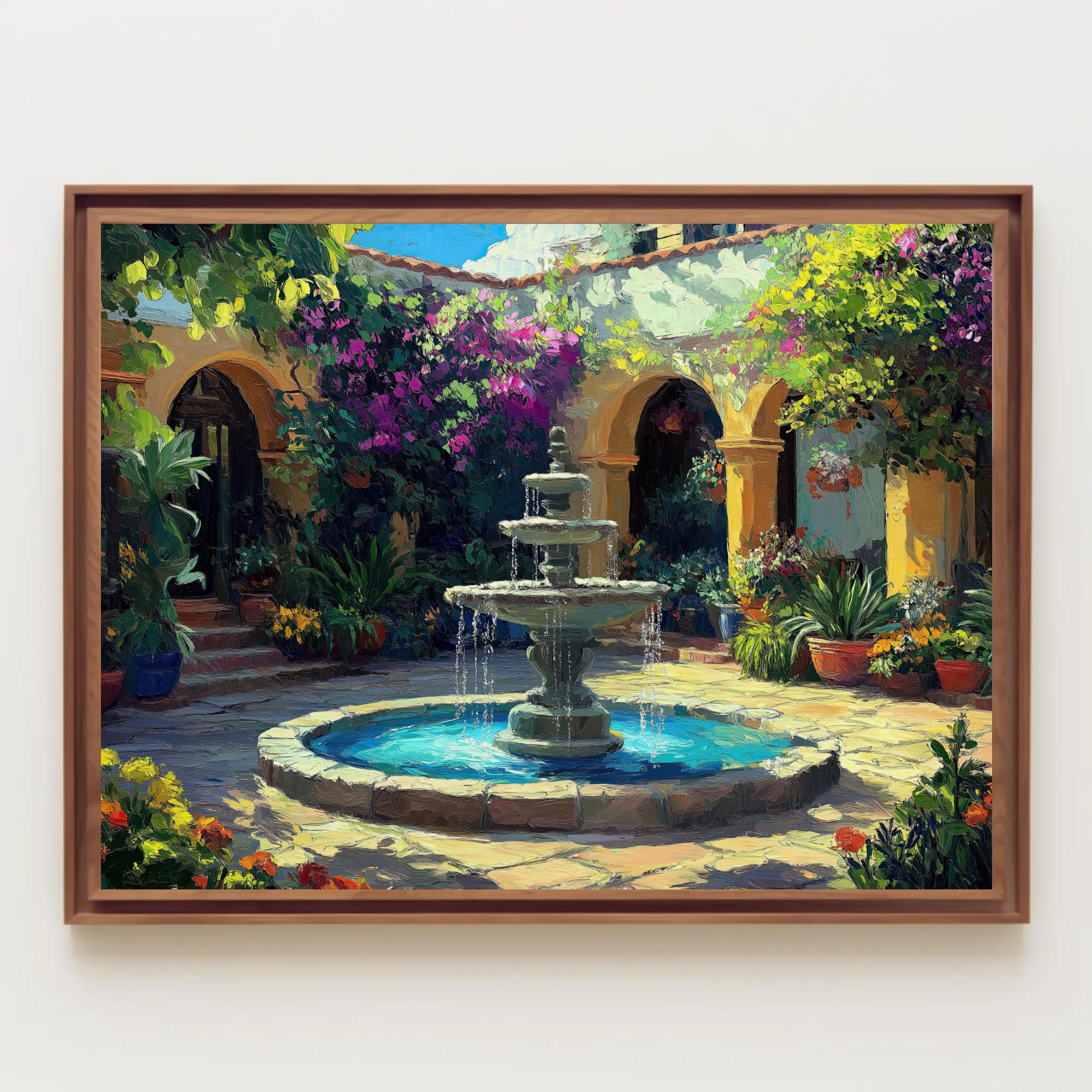 Painting Water Courtyard