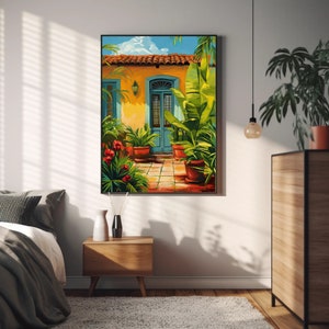 Latin Home Garden Print - Puerto Rico - Caribbean Wall Art Decor ...