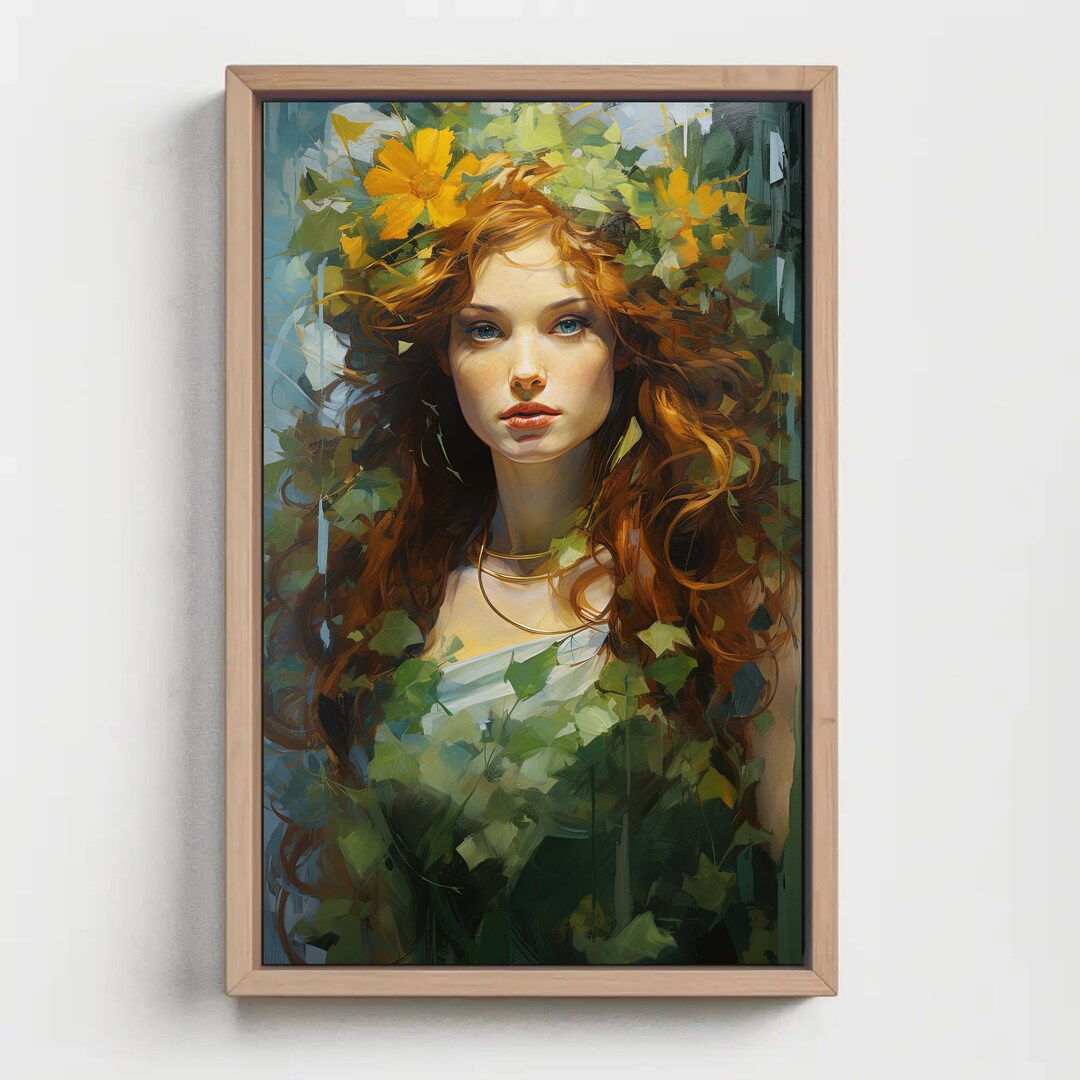 Aine Irish Goddess Large Print - Celtic Mythology Wall Art - Goddess of ...