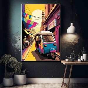 Pakistani Painting Pakistan Home Decor Desi Art Lahore - Etsy