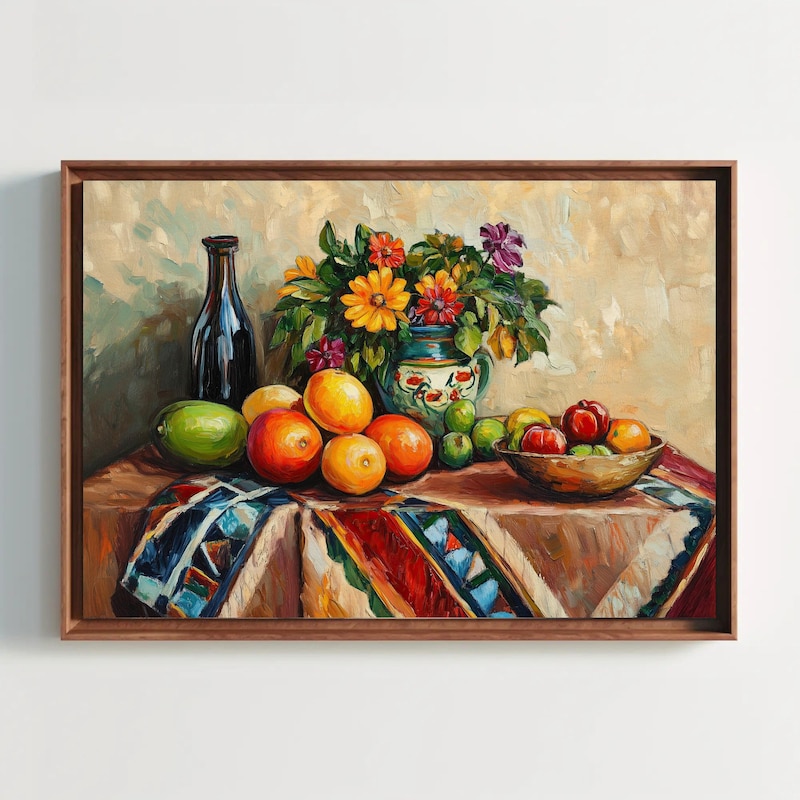 Fruit Still Life Canvas - Etsy