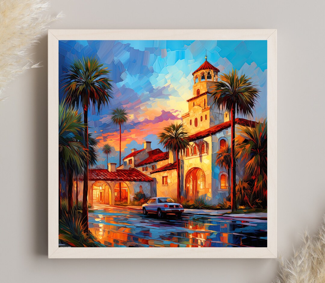 Art Print of St. Augustine Florida Canvas St. Augustine Poster for Home ...