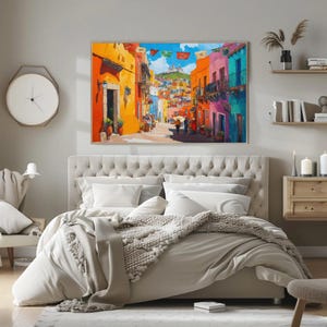 Colors of Oaxacan Markets Canvas Print | Vibrant Mexican Wall Art ...