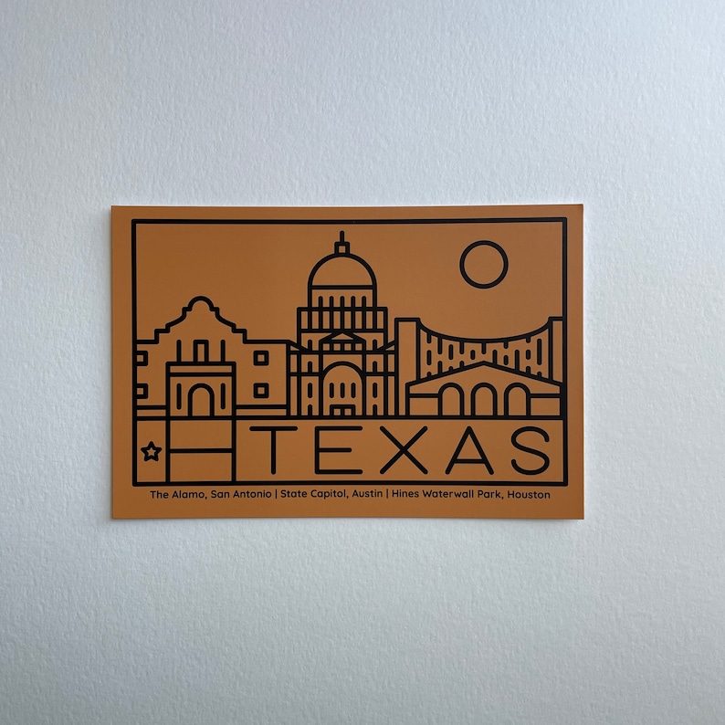 Texas Postcard - Etsy