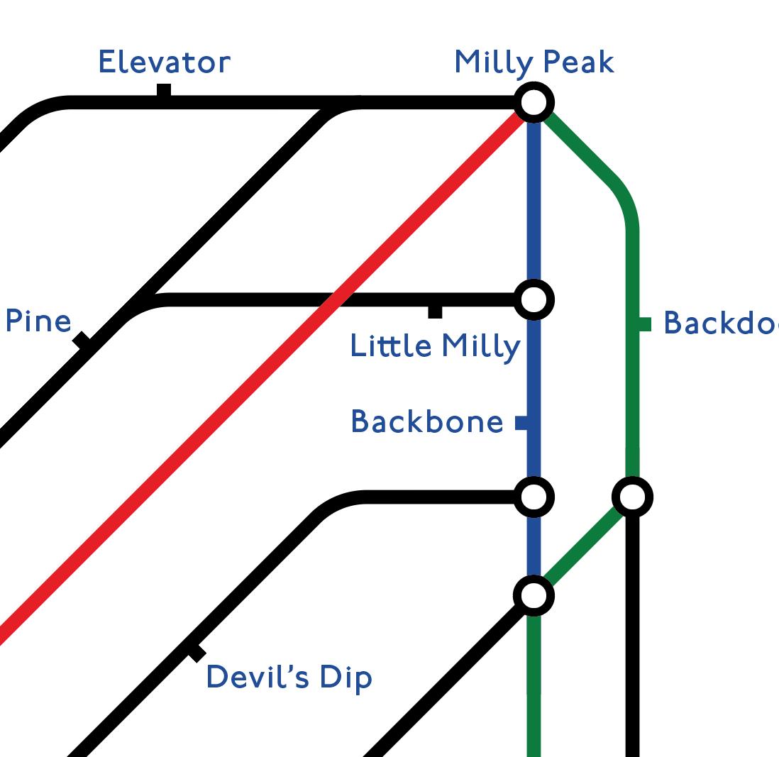 Brighton Ski Resort Underground Map - Etsy